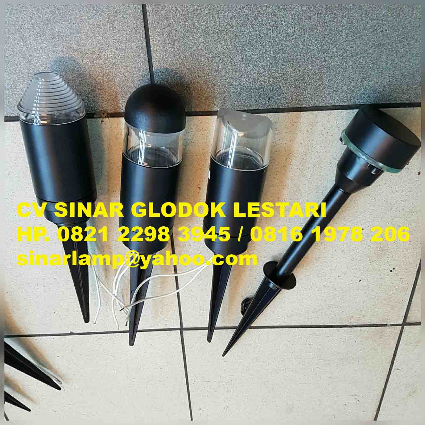 Lampu Taman Tancap Halogen Kacang 20W 12V