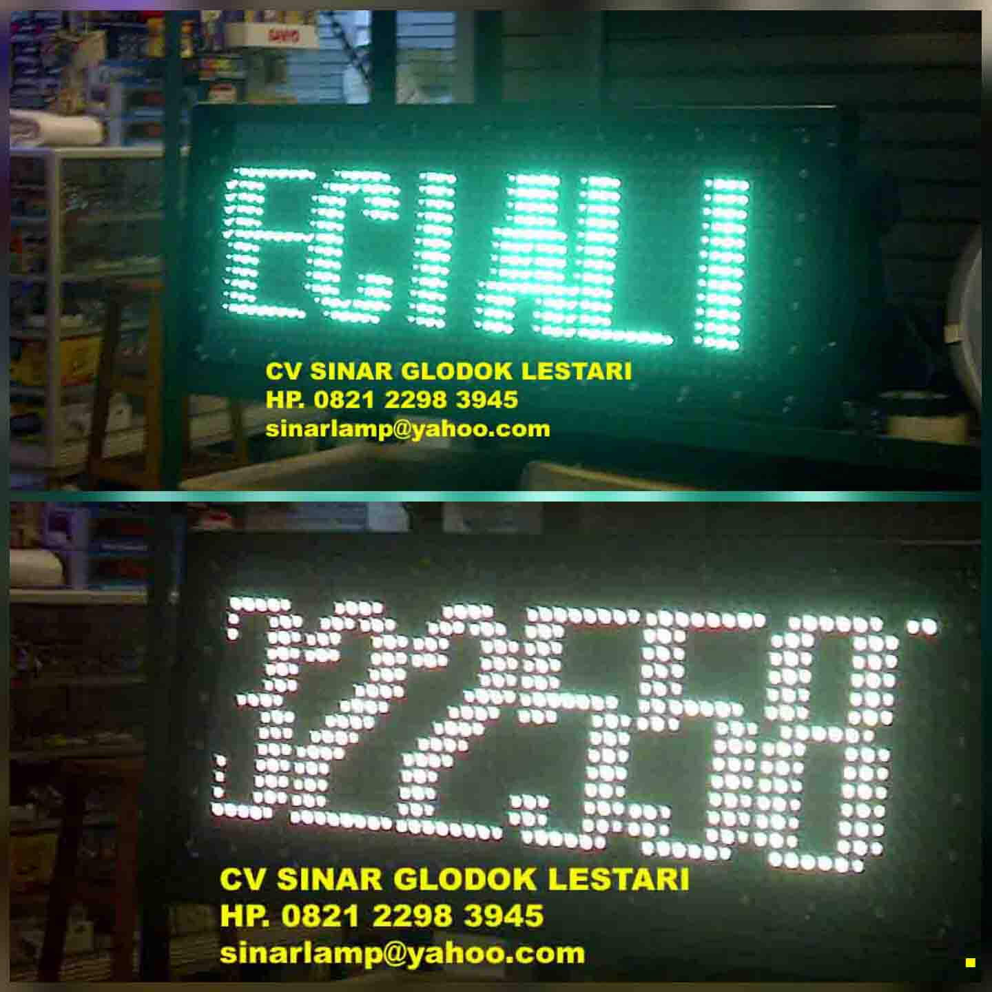 Running Text, Video Tron dan LED Display