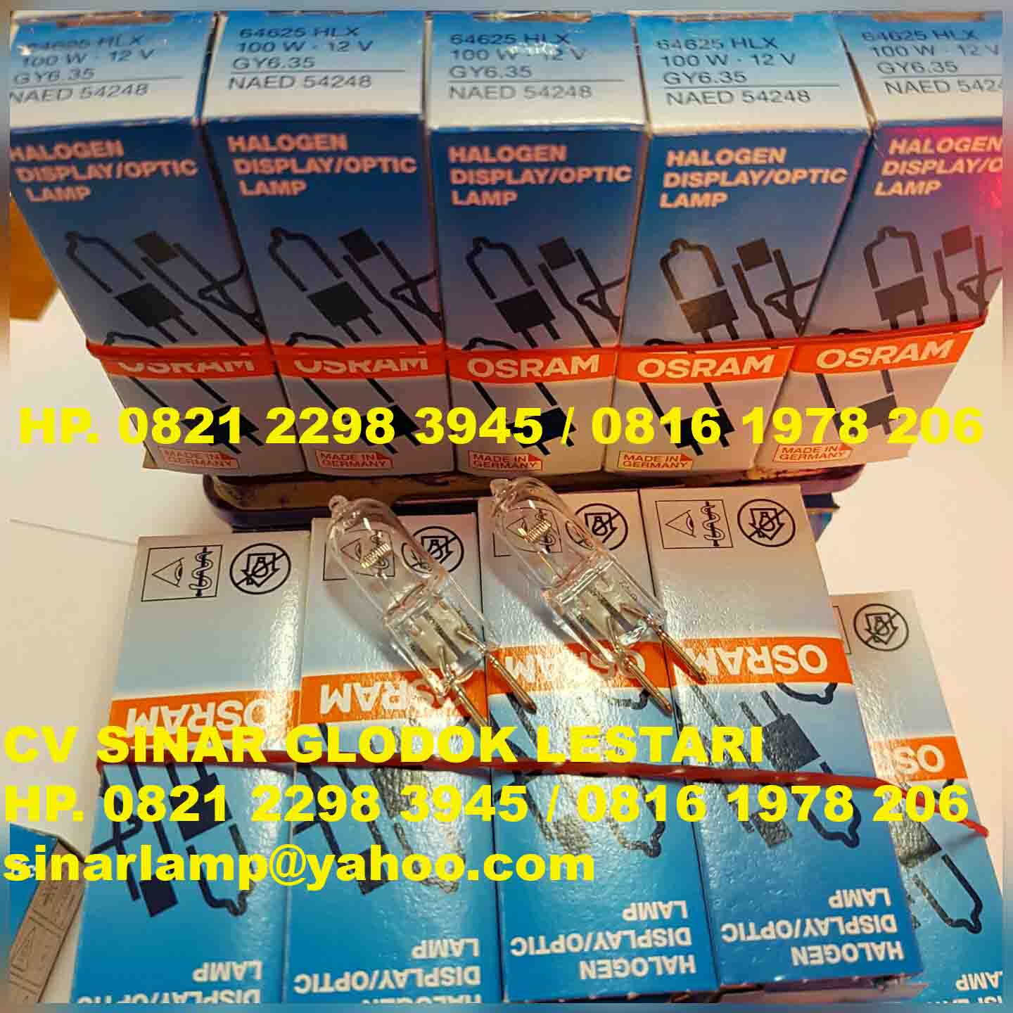 Lampu Halogen 12V 100W Osram 64625