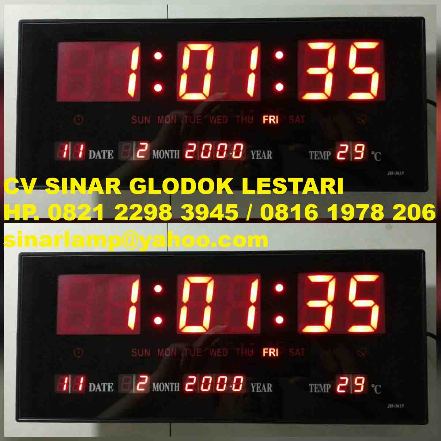 Lampu Digital Clock