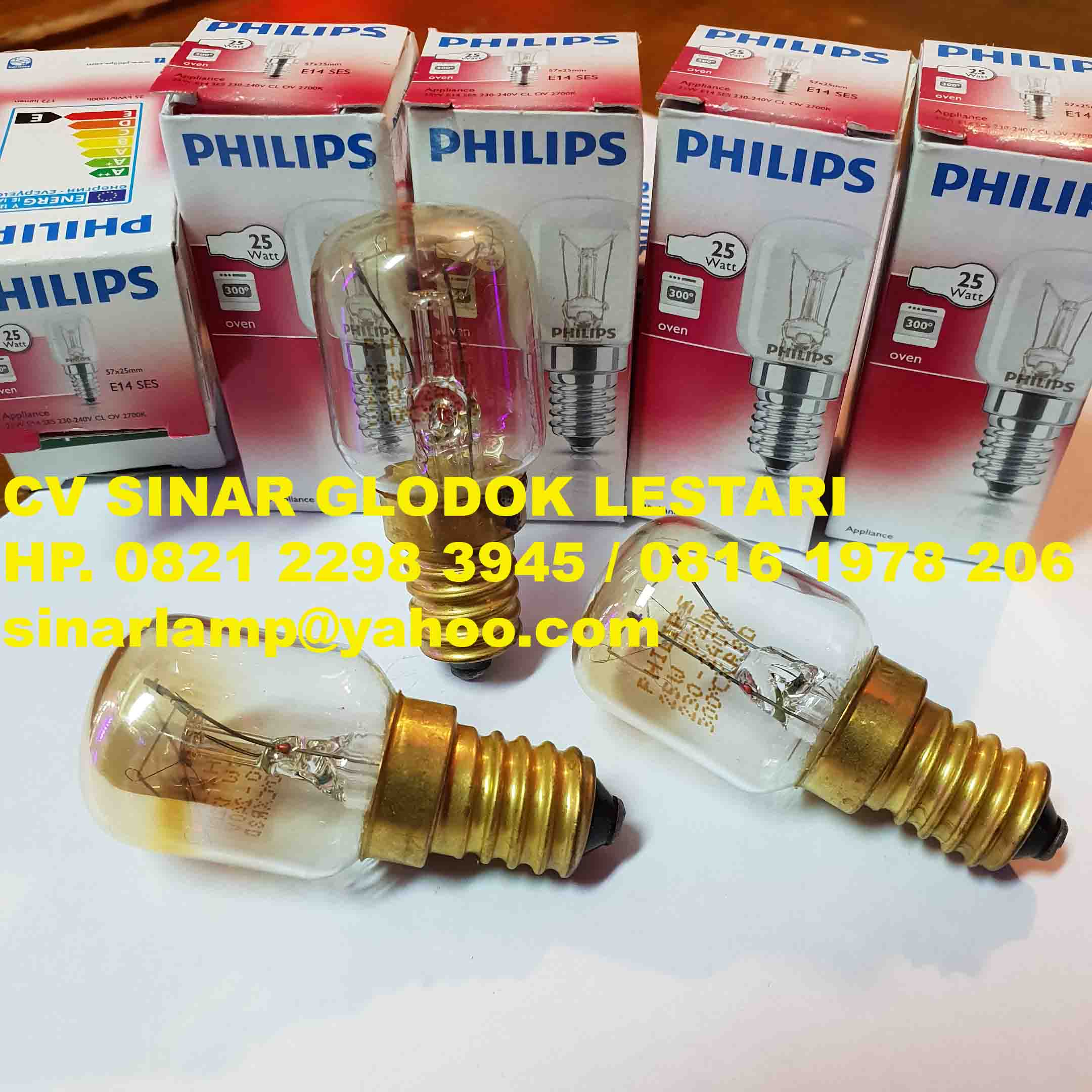 Lampu Oven 25W 230V-240V 300° E14 PHILIPS
