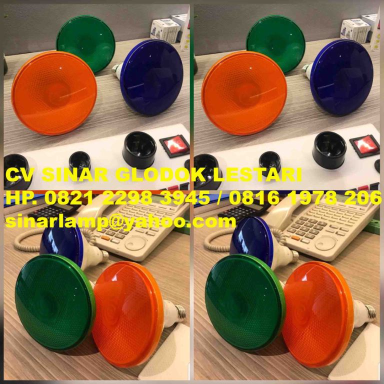 Lampu PAR 38 LED 18W Color E27