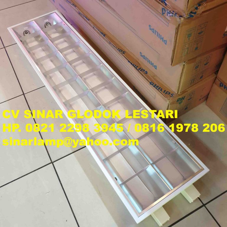 Kap Lampu RM Philips TBS318 2x36 watt