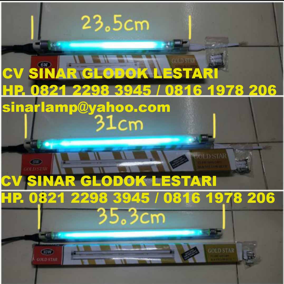 Lampu UVC Germicidal Sterilisasi Kuman Bakteri Virus Gold Star