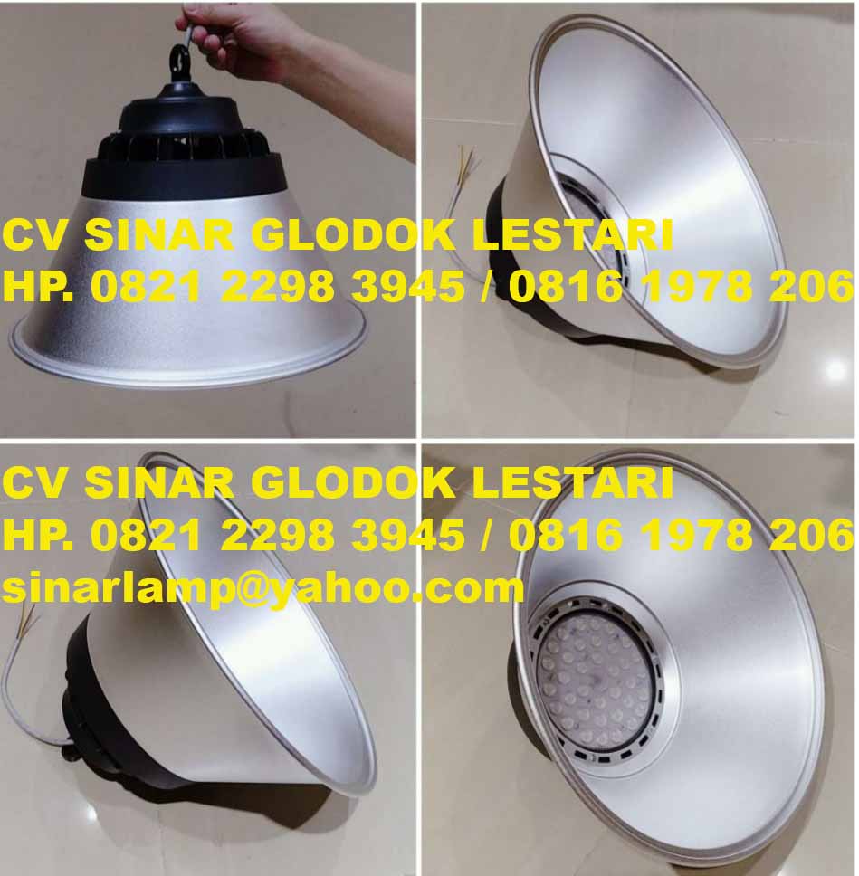 Kap Lampu Industri LED High Bay 100W