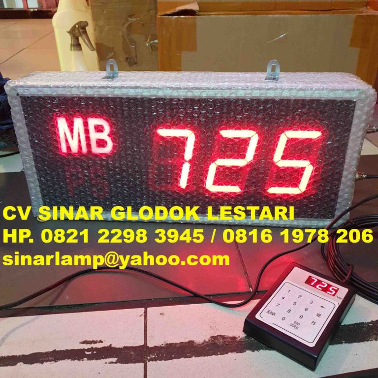 Lampu Display Digital