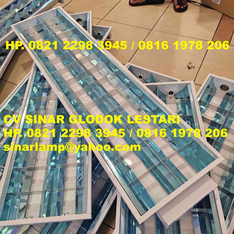 Kap Lampu TL RM 2x36 Watt Konde 120cm