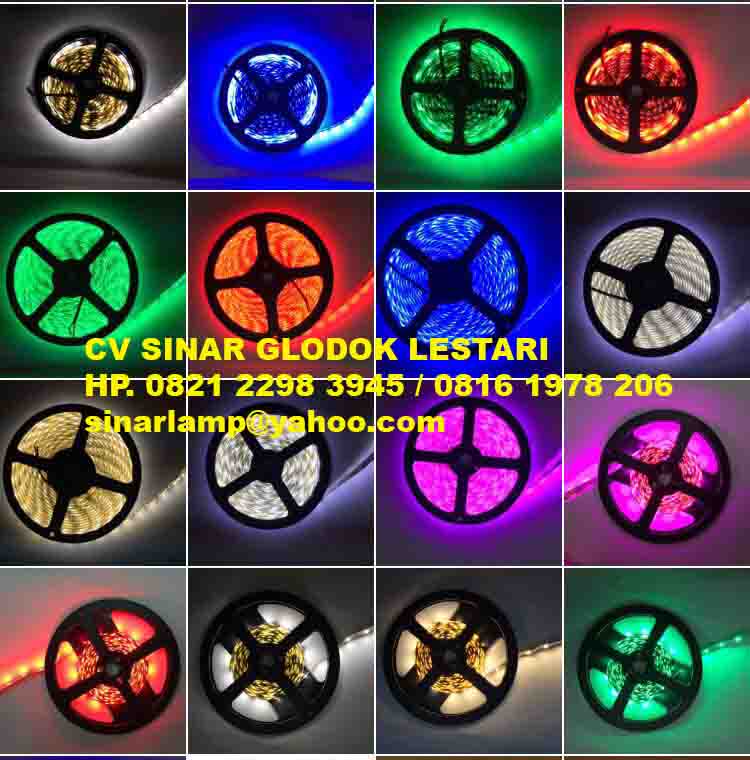 Lampu LED Strip 12 volt 5 meter