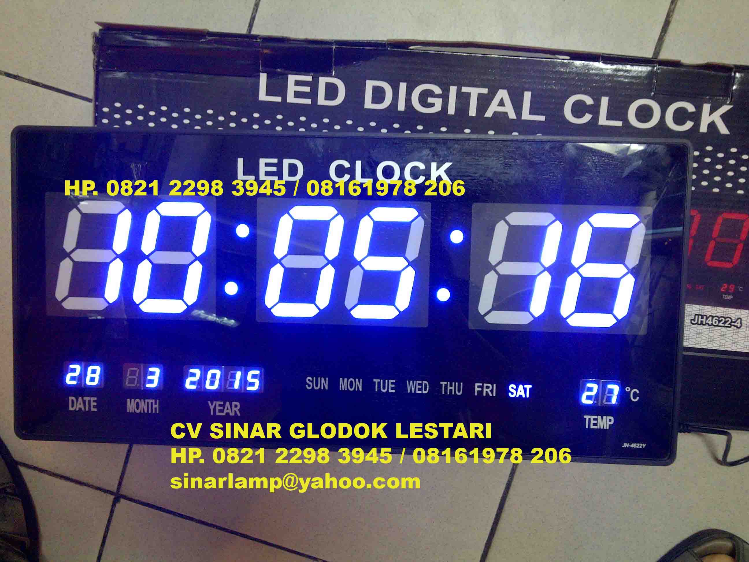 Digital Clock Jakarta at Michele Bodden blog