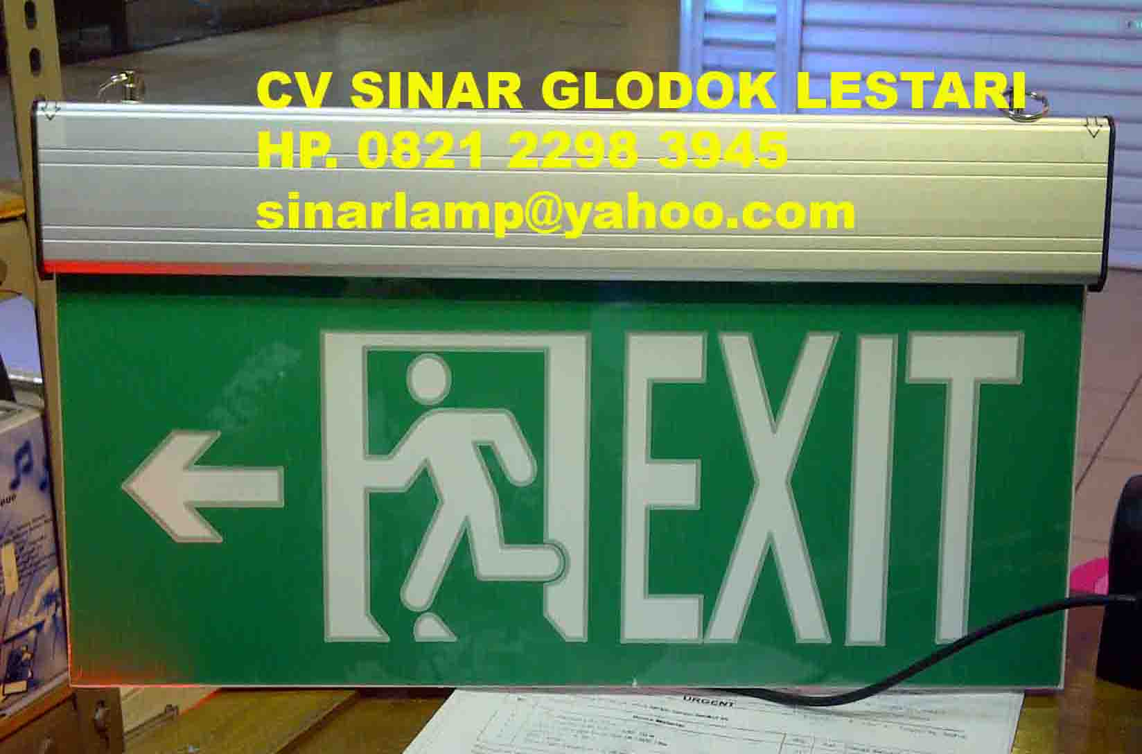 Lampu Emergency EXIT