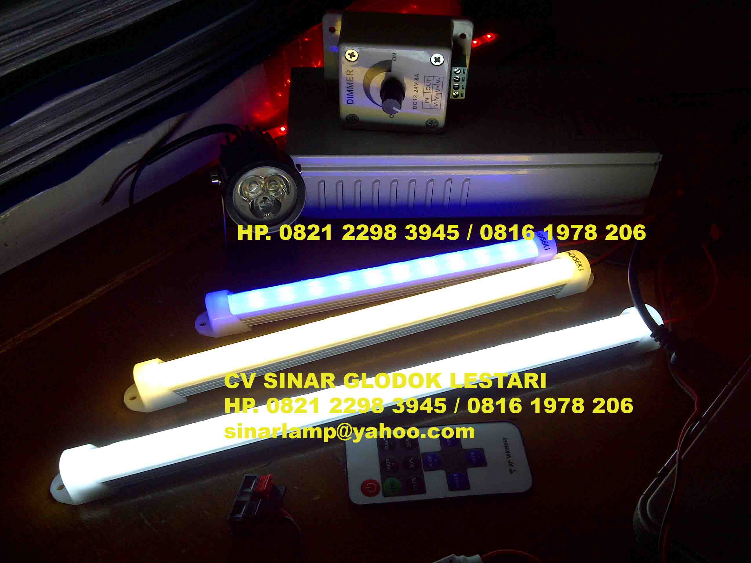 Aneka Lampu LED : Lampu LED Tube 12V Solar Cell atau Aki Mobil