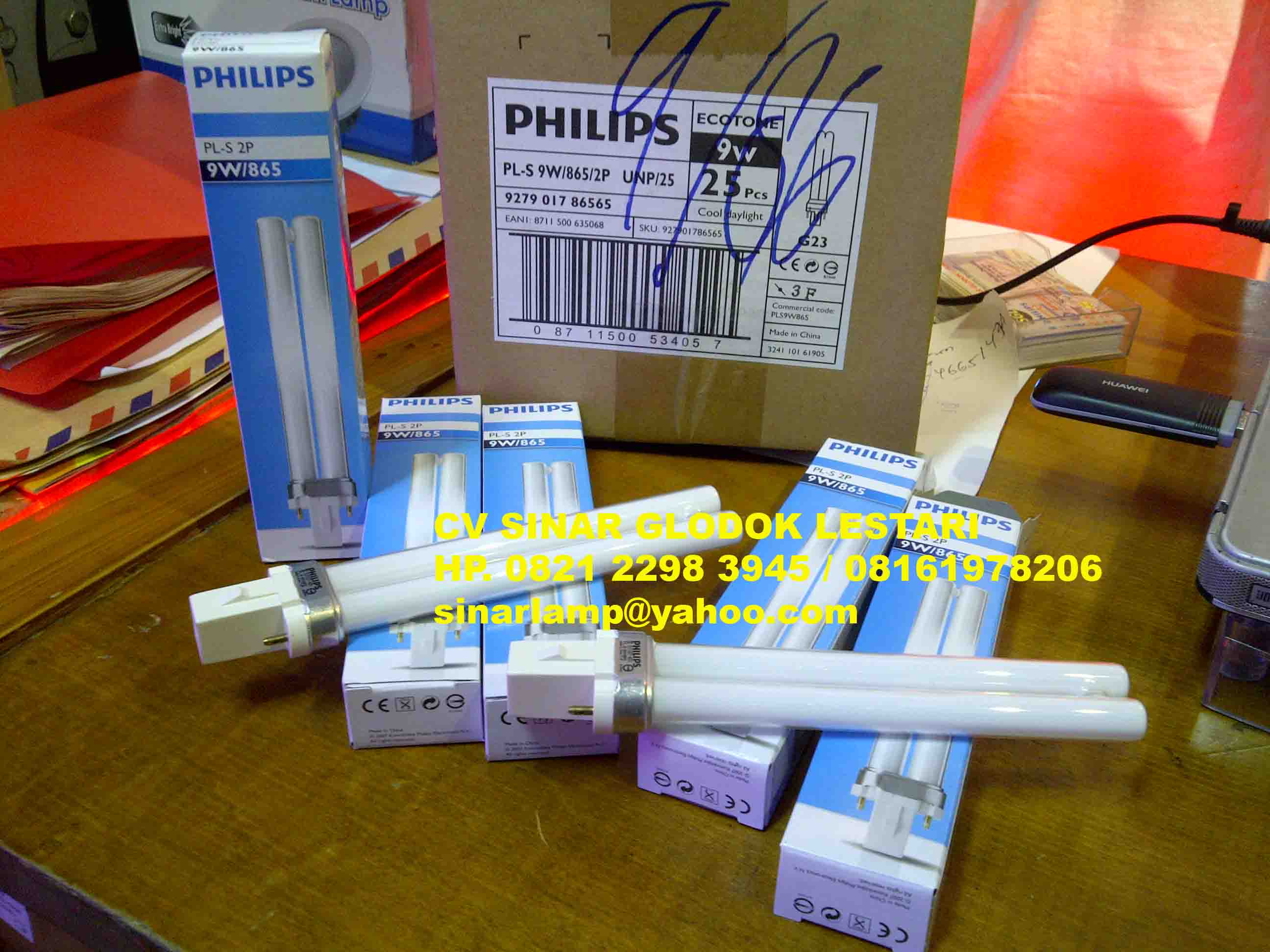 Lampu PL-S 9W 865 2P Philips