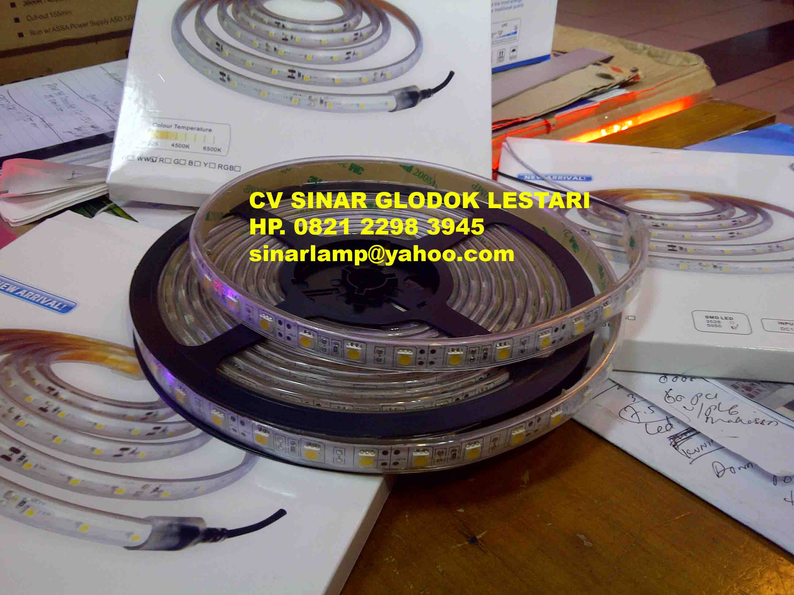 Lampu SMD LED 5050 12V IP68 Kolam Renang