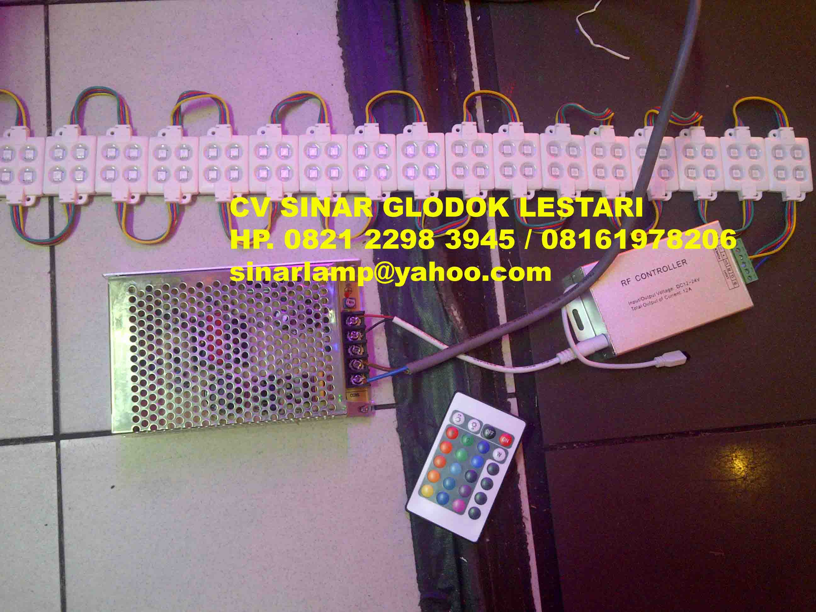 Aneka Lampu Advertising dan Back Light : Lampu LED Modul RGB 4 mata ...