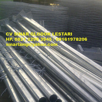 Tiang Lampu Jalan : Tiang Lampu Jalan dan Tiang PJU Solar Cell